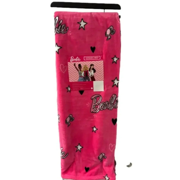 Barbie | Bedding | Barbie Oversized Throw 5 In X 70 In Nwt | Poshmark